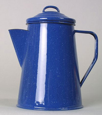 Camping Kaffee-/Tee-Kanne aus Emaille 1,8 Liter, 29,50